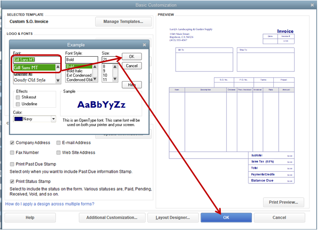 How do I add fonts to list of fonts available for forms? Previously ...