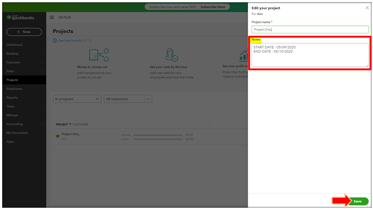 Solved: Add the following fields for projects: "Start Date" "Expected ...