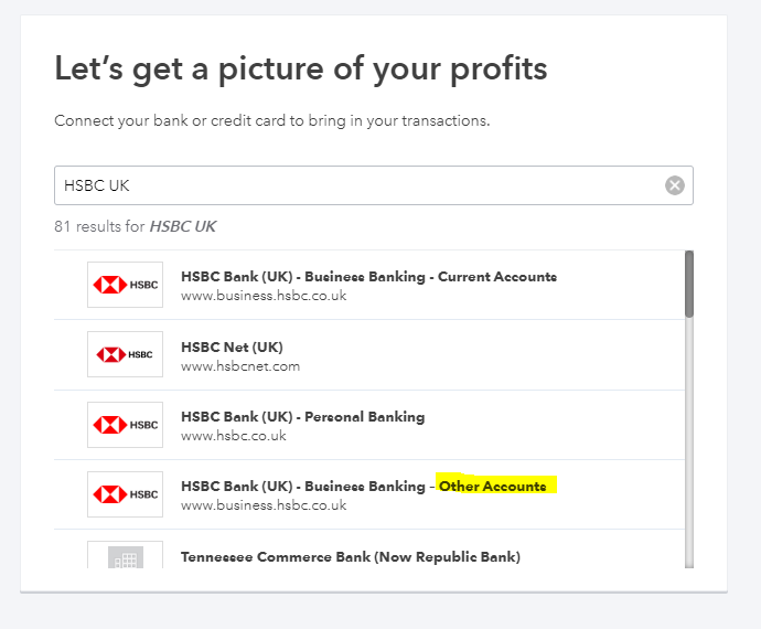 Hello, I have two accounts with HSBC. But it looks like I can only ...