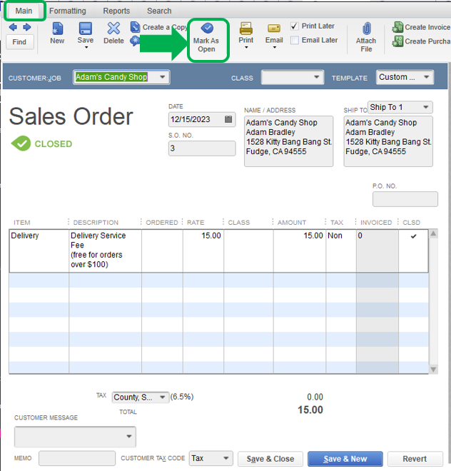 Solved: Can anyone help me remove a closed sales order from the open ...