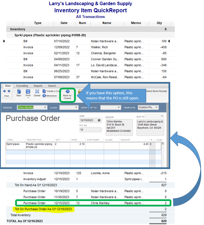 Solved: Quantity on Purchase Orders incorrect