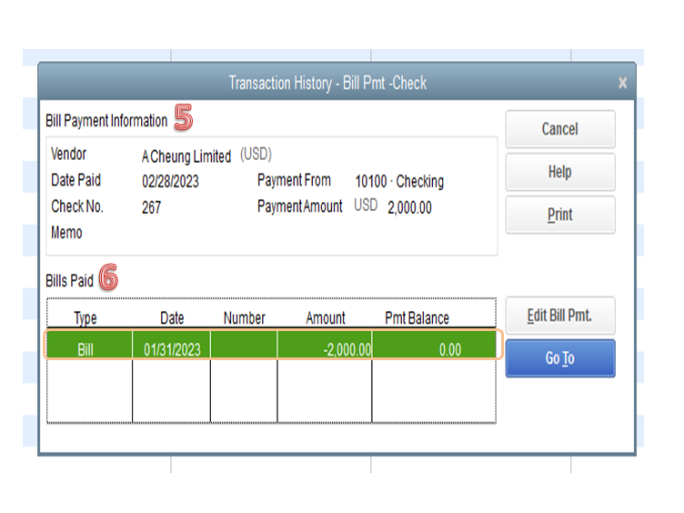 Solved: How to link a check to a Bill