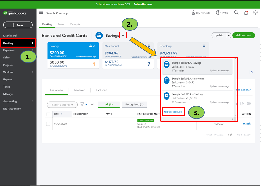 Is there a way to rearrange the bank "boxes" on the bank feed page?