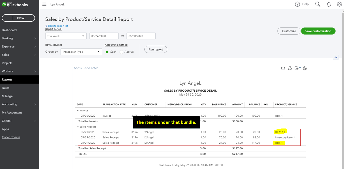 Solved: Bundle Sales report