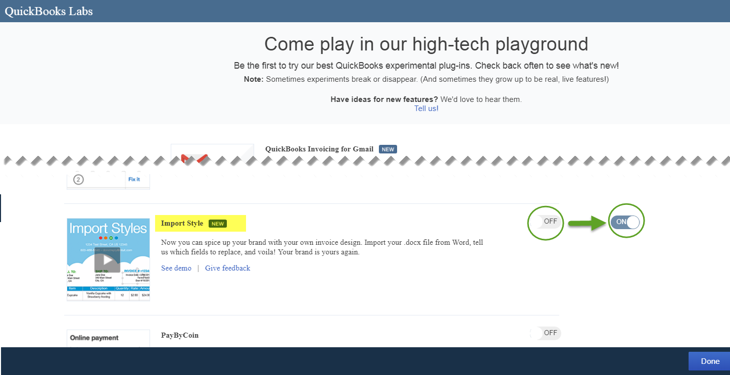 Solved: Importing Custom Invoice Templates into QuickBooks Online