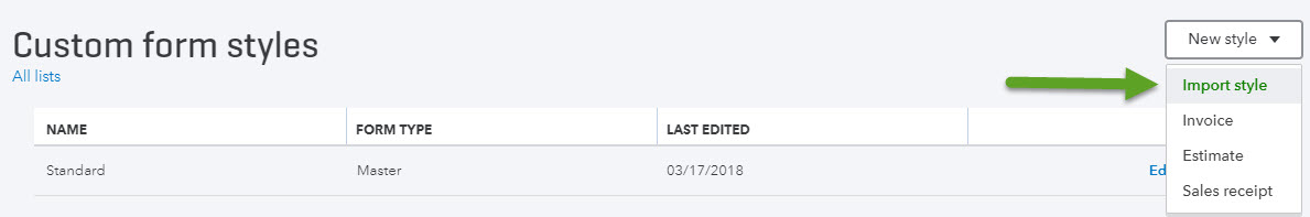 Solved: Importing Custom Invoice Templates into QuickBooks Online
