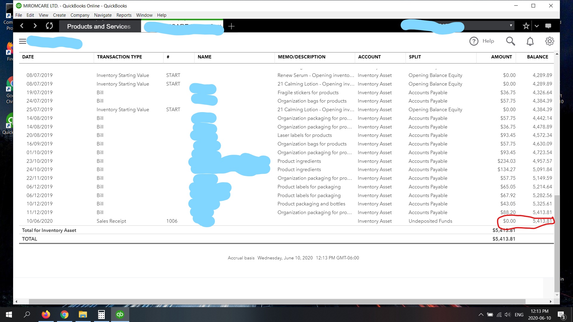 Solved: How do I delete "Inventory Starting Value"?