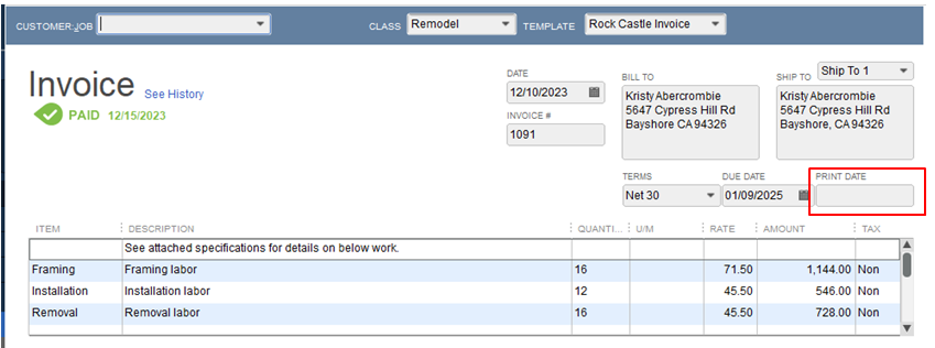 Solved: how to set default date and time on invoicing/sale receipt when ...