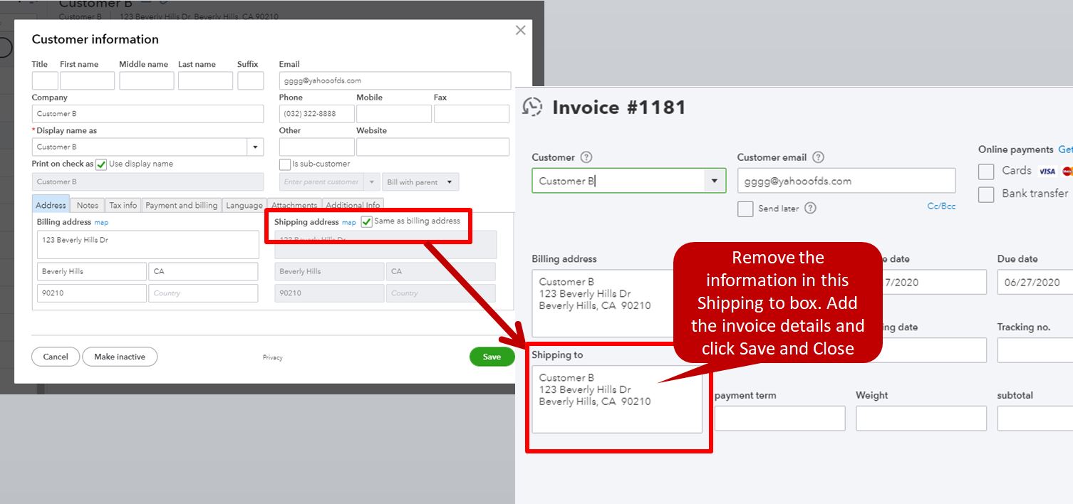 Solved: Why does QBO enter customer's display name on their invoices ...