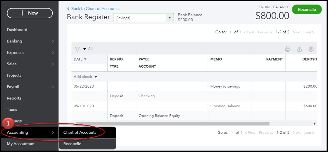 Solved: Can I edit number and names in the chart of accounts and make ...