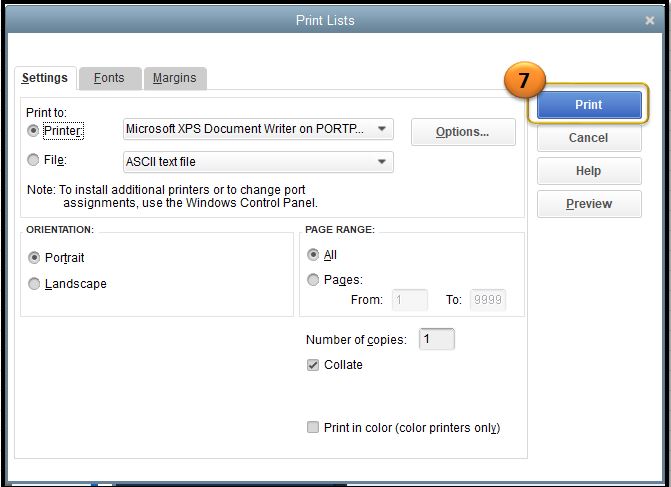 Solved: Can I print a report of all accounts including inactive