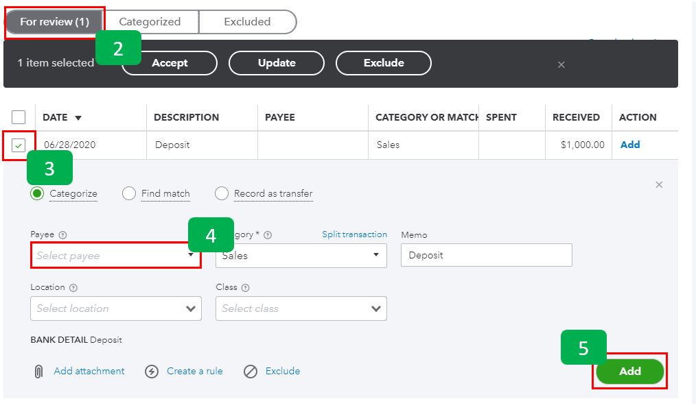 Solved: Correcting a deposit payee