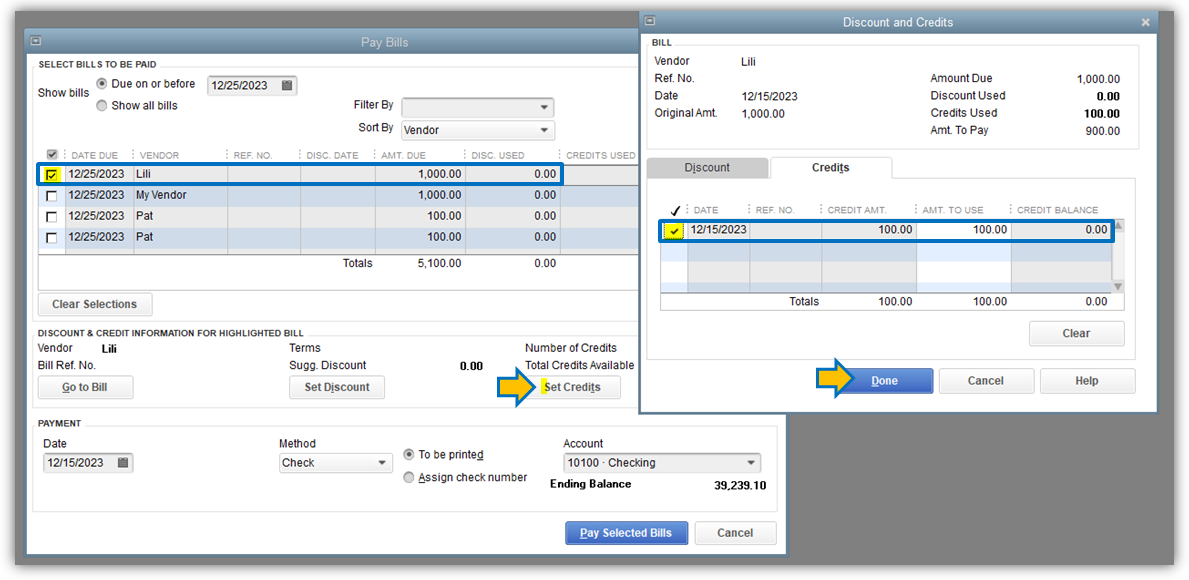 Solved: Deducting charges incurred from supplier's invoice payment due