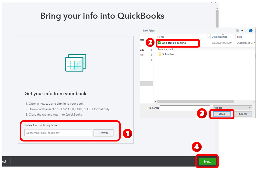 How to upload manually a bank? | QuickBooks Community
