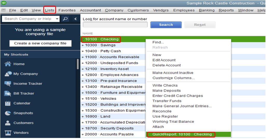 Quickbooks Desktop QuickReport column sizing