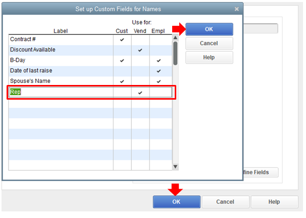 Tracking Sales per Rep