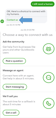 Solved: If all of the QB "Contact Us" refers you to a mess...