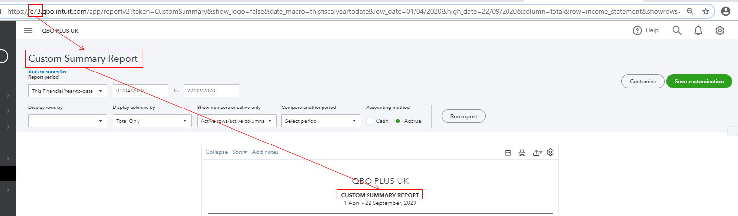 Solved: Custom Summary Report (QBO + version) - UK