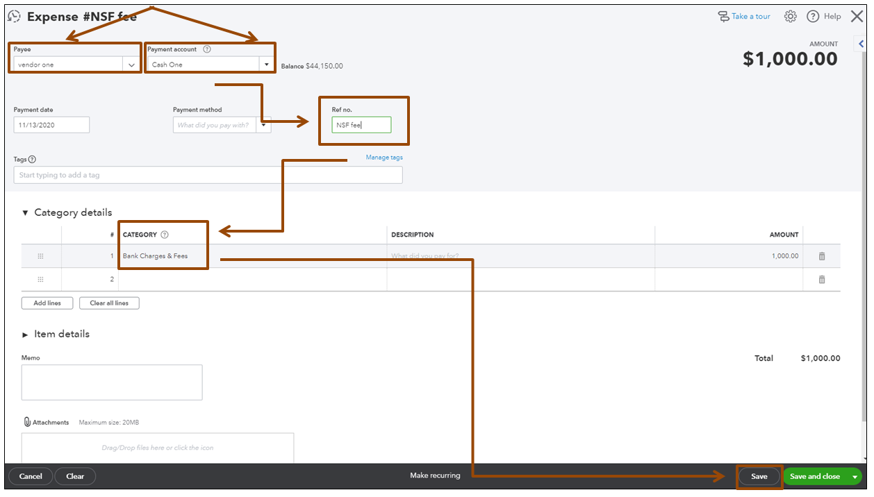 Solved: How to handle bounced check to vendor | QuickBooks Community