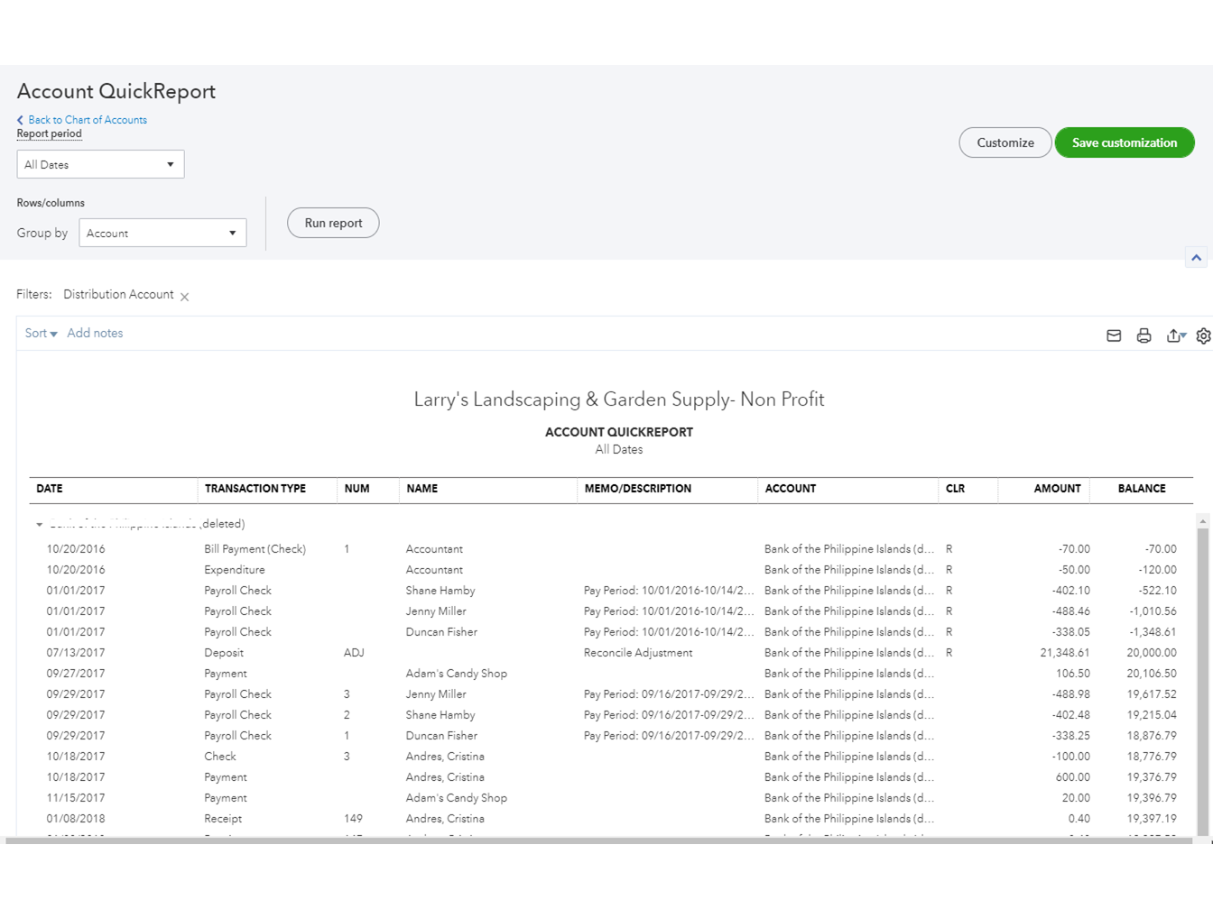 We just recently switched banks, and I need to change the bank account ...
