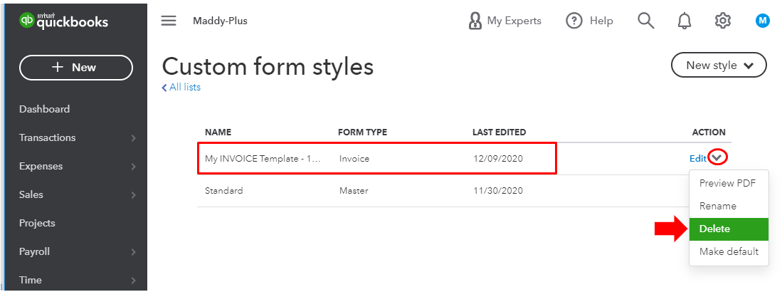 Invoice printing out with an incorrect amount due.