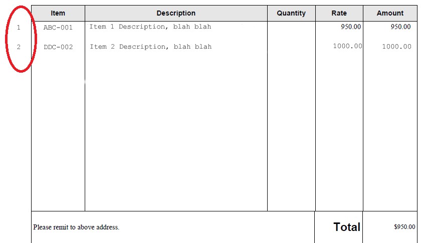 Is it possible to add line item 'Numbers' to estimates.. Very hard to ...