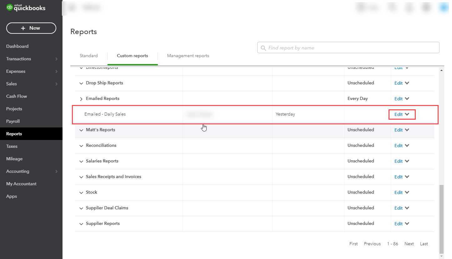 Emailed report showing wrong data when compared to...