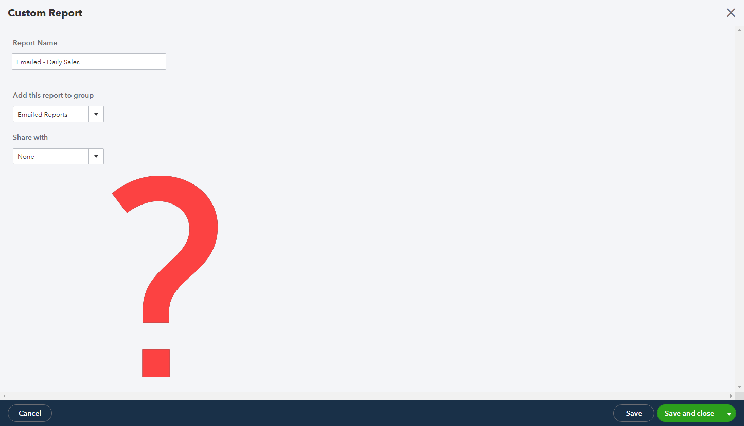Emailed report showing wrong data when compared to...
