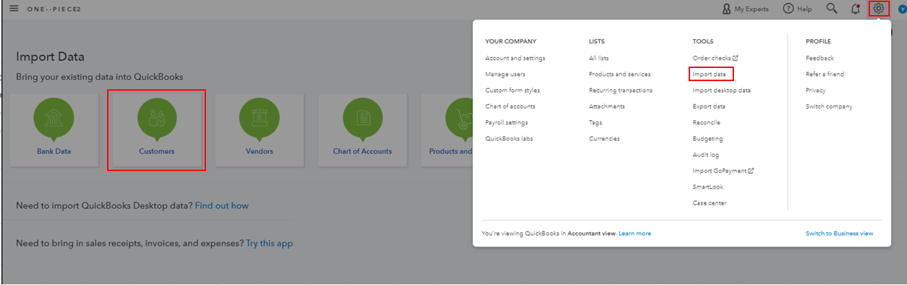 I use wave and am switching to QuickBooks, can I transfer or impute all ...