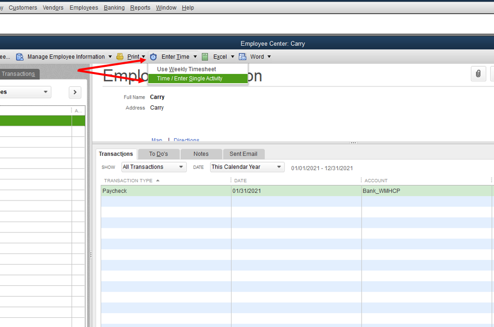 Solved: Job Costing payroll service items