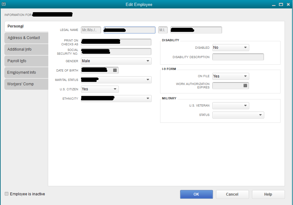 How do I reset an employee access to workforce