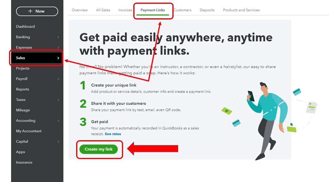 Can you copy the "pay now" button and attach it to the invoice? It wasn ...