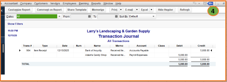 Item receipt report | QuickBooks Community