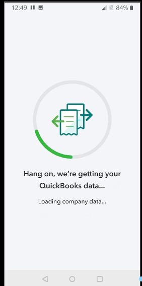 Mobile app error after attempting to load Company Data