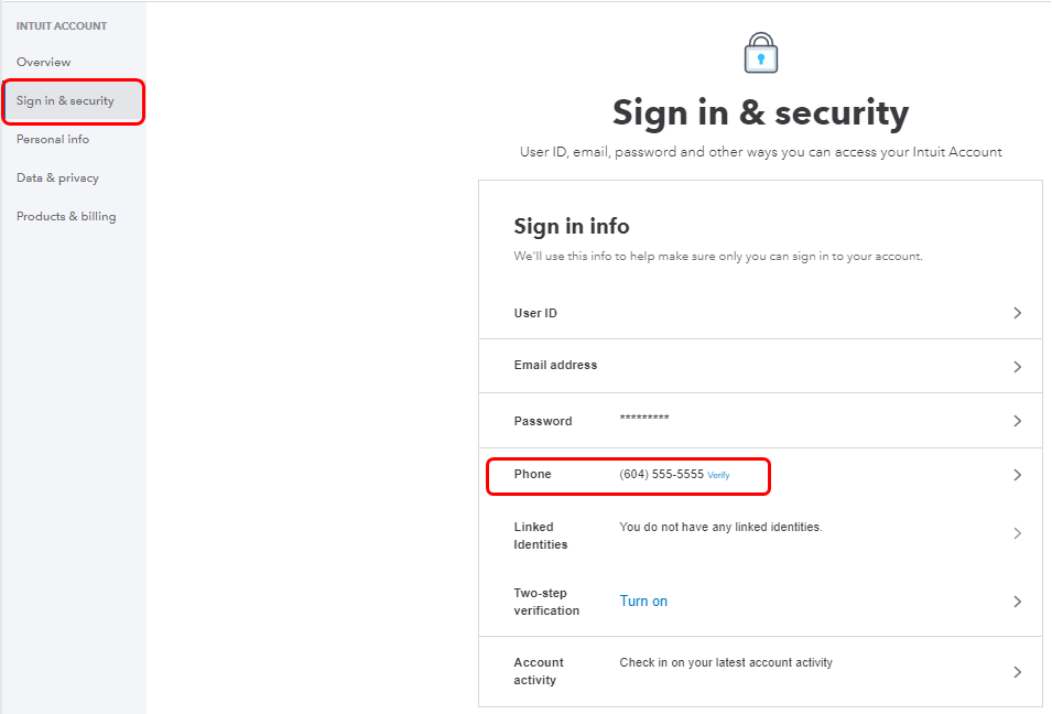 How do I update my phone number in account and settings? When I enter ...