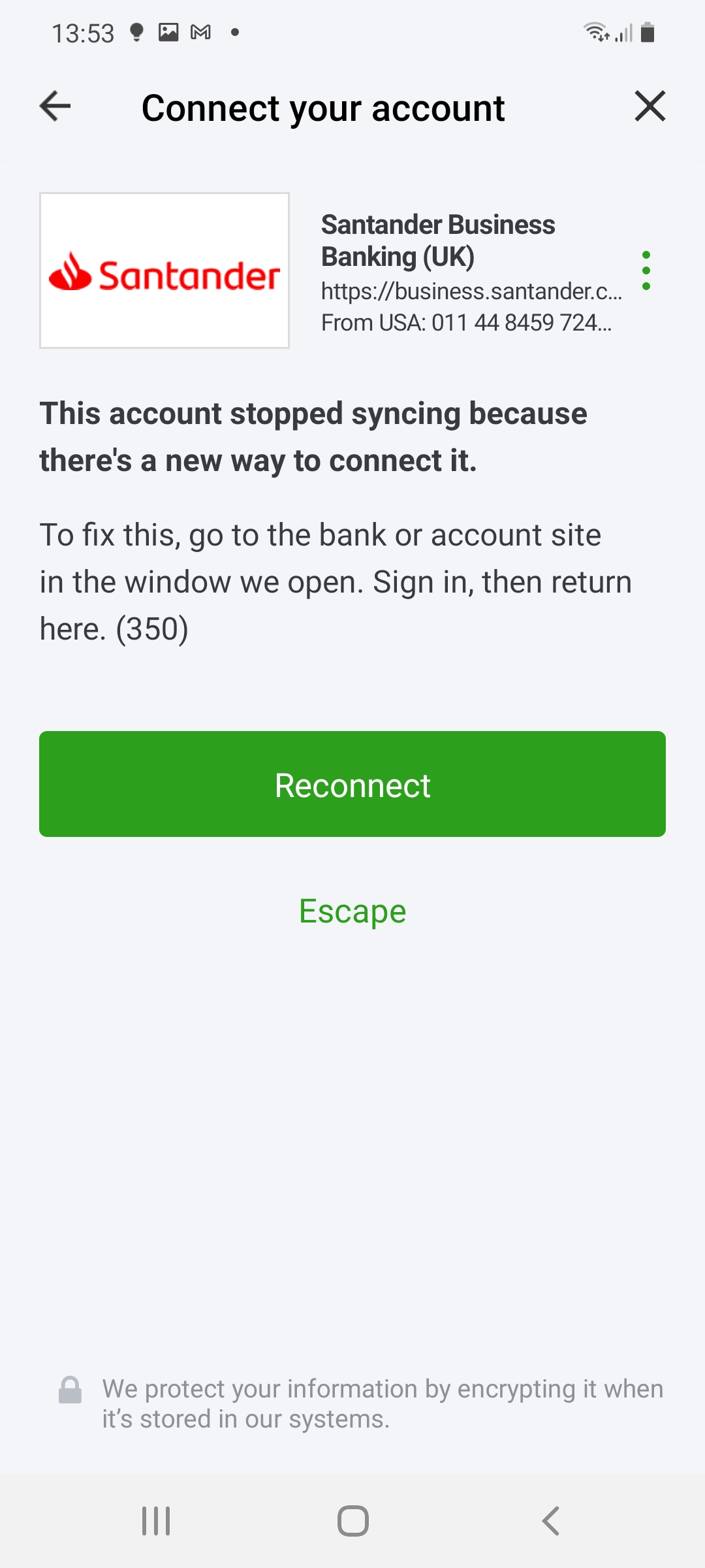 I have many messages on the Transaction screen in the app saying "There ...