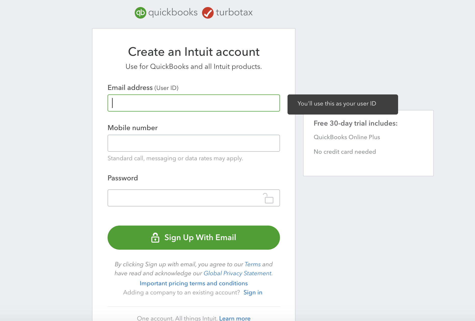 QB Online - multiple companies under one sibscription?