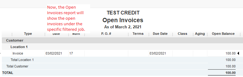 Solved: Report of open items by Customer Shipping Location