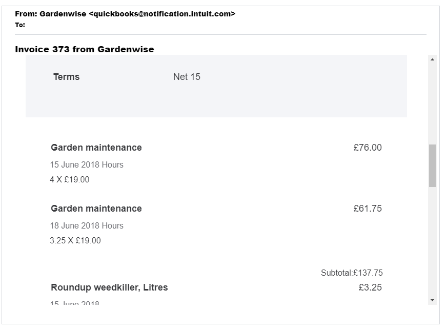 Solved: Strange enlarged invoice format at sending - Page 2