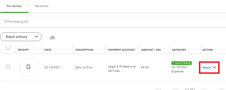 How do I record purchases and receipts made with my business checking ...