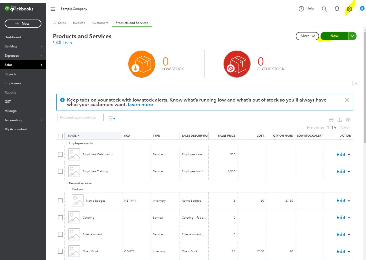 How do Ienter a unit in inventory consisting three different components