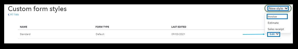 Solved: How do I edit the invoice template