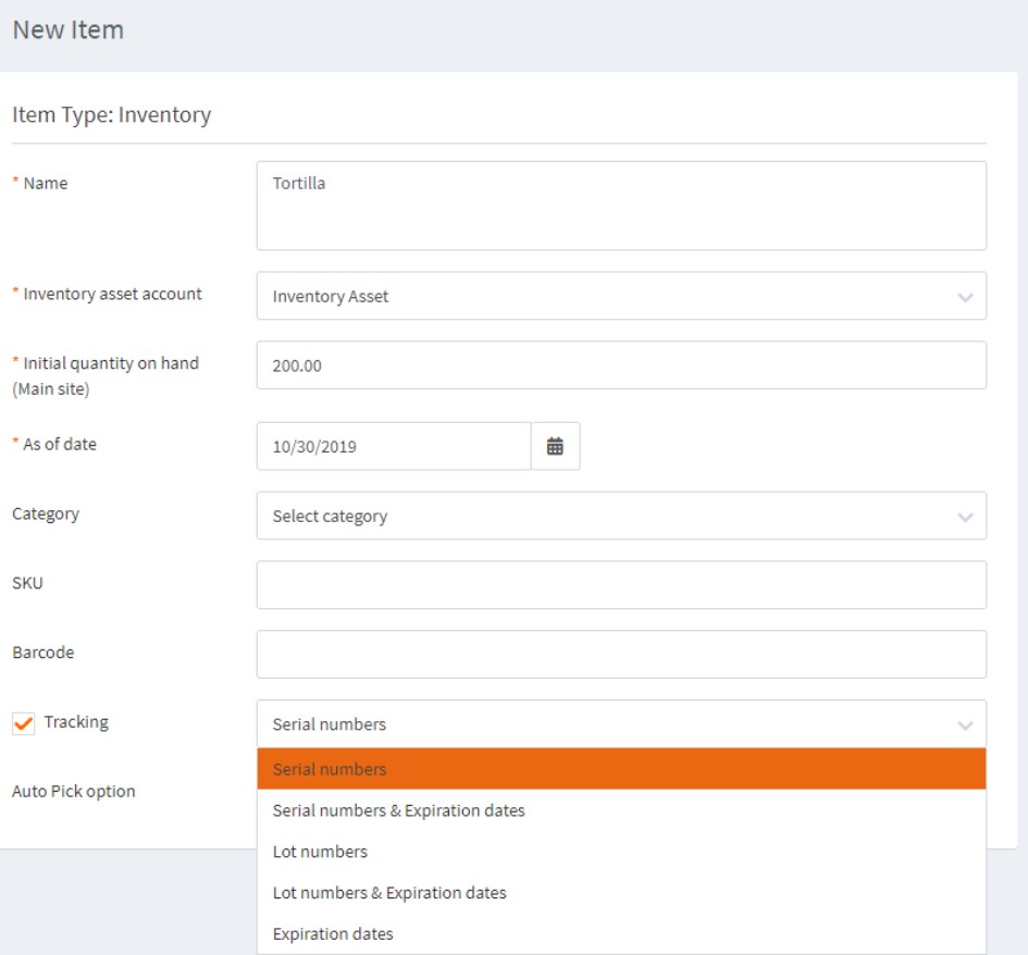 QB Enterprise Inventory and Expiry Date