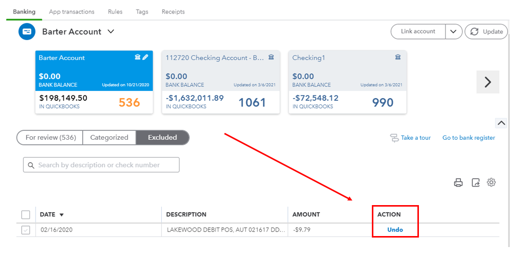 Solved: Reconciling payments recorded into wrong account