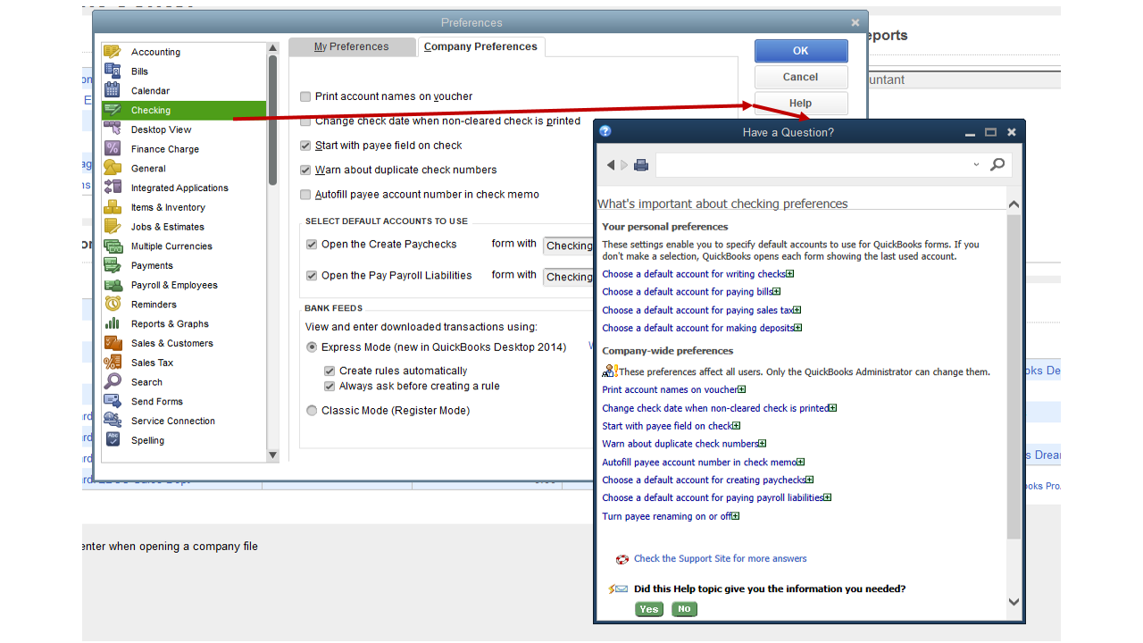 Missing payees and descriptions