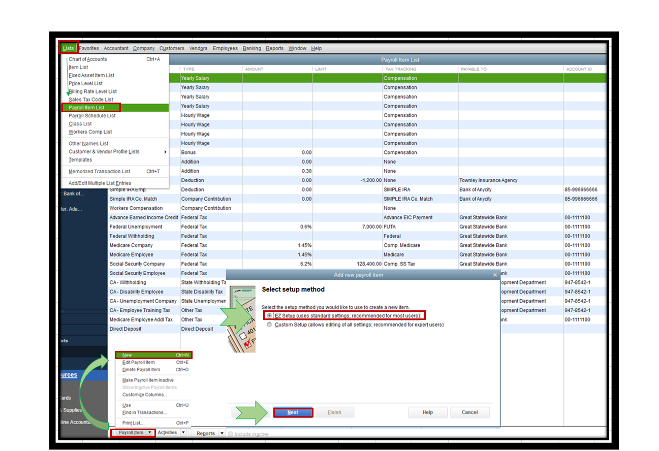 Simple IRA deductions to employees financial institution
