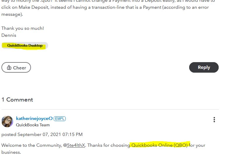 Bank funds transfer for Bank Feeds Center Importing QBO