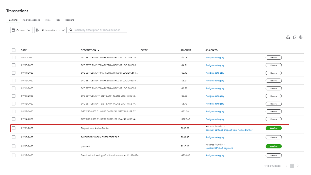 Unapplied Cash Payment Income