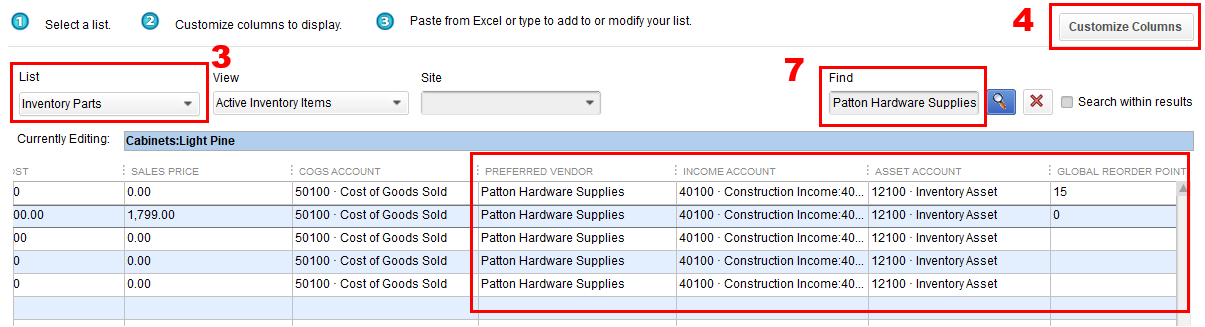 Set up and Using Reorder Points in Quickbooks Premier