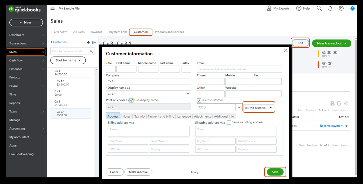 Why use Customer sub-account?